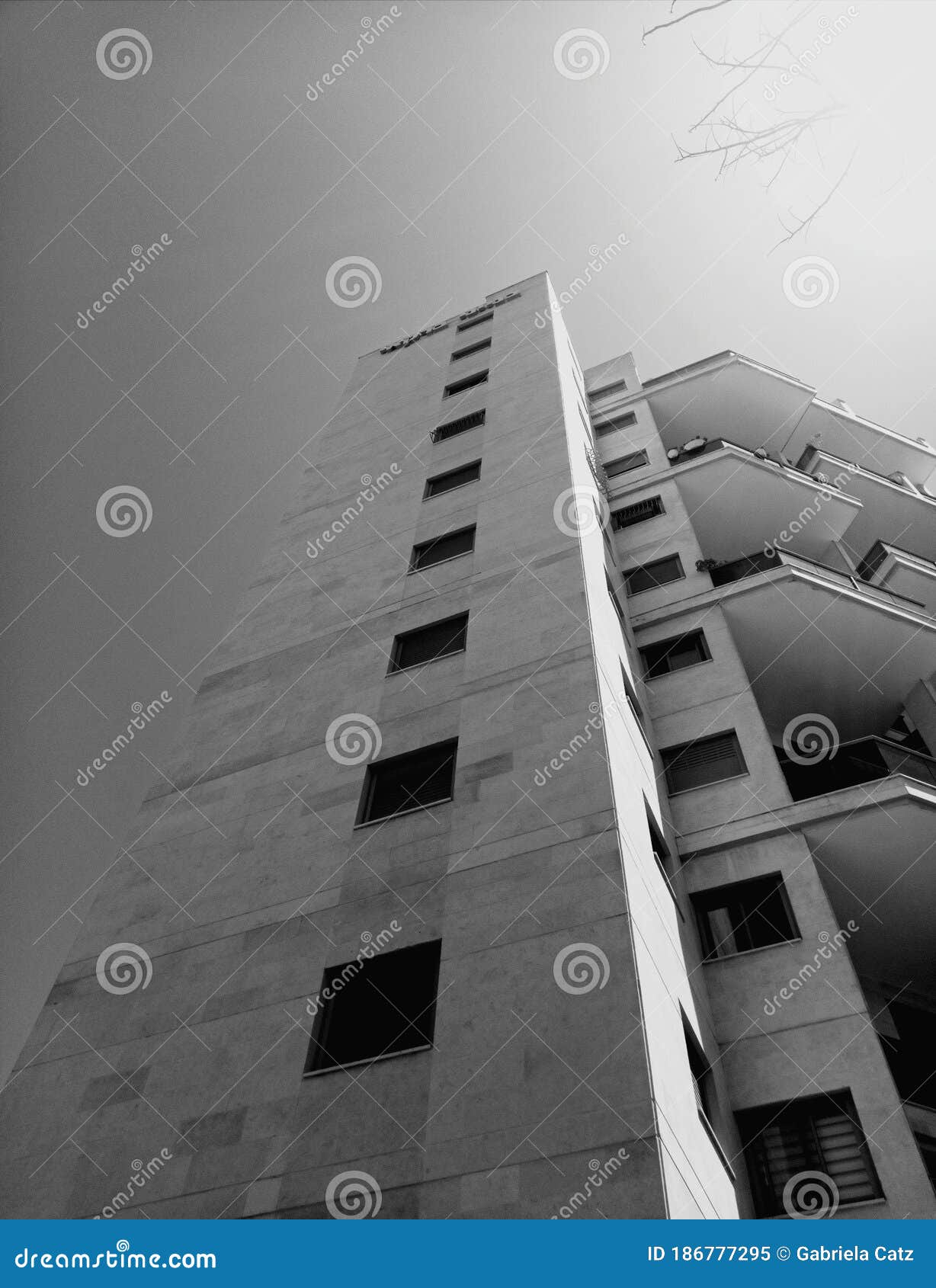 High angle of building stock image. Image of construction - 186777295