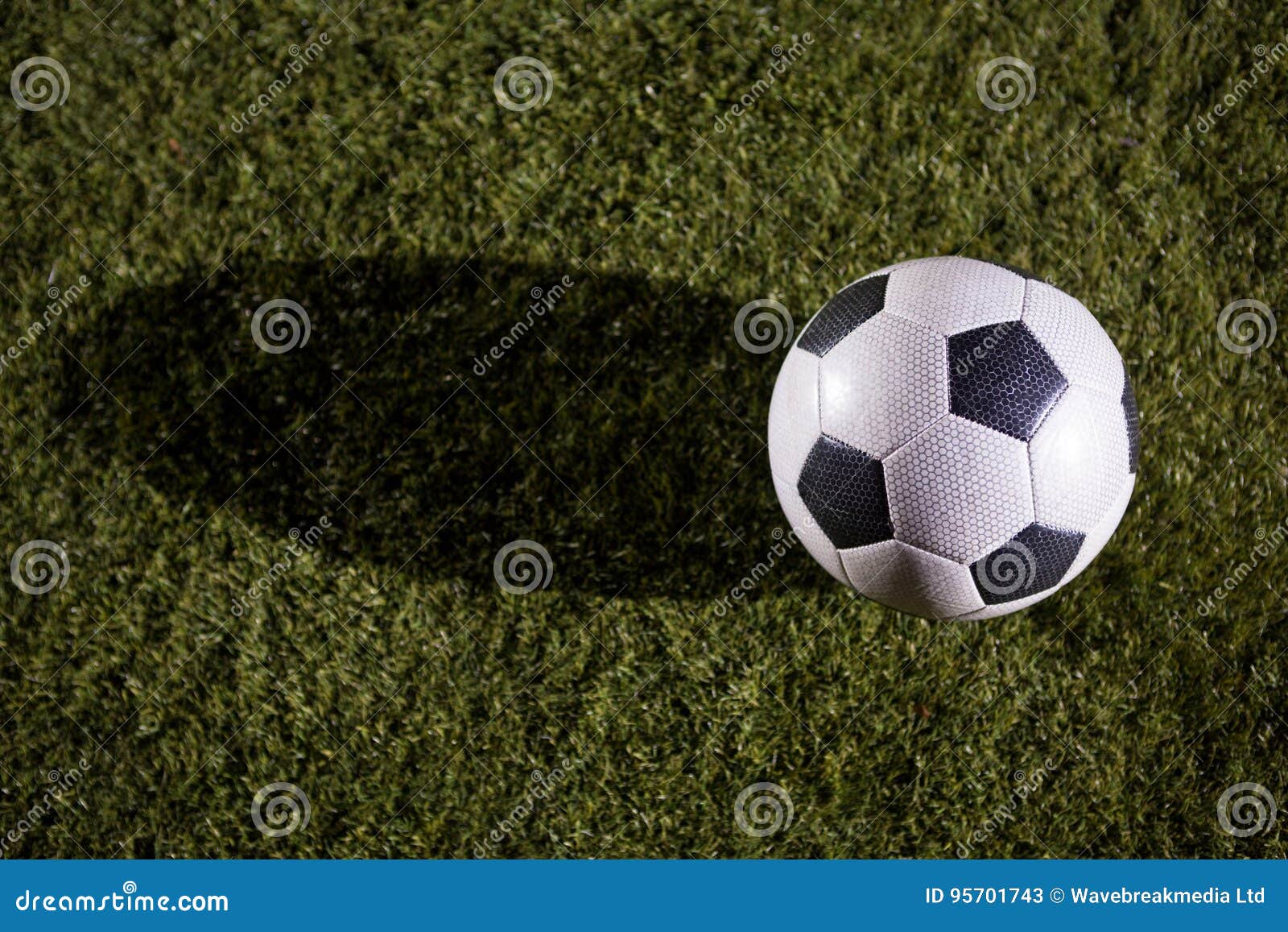 High Angle View of Soccer Ball Stock Image - Image of view, shape: 95701743