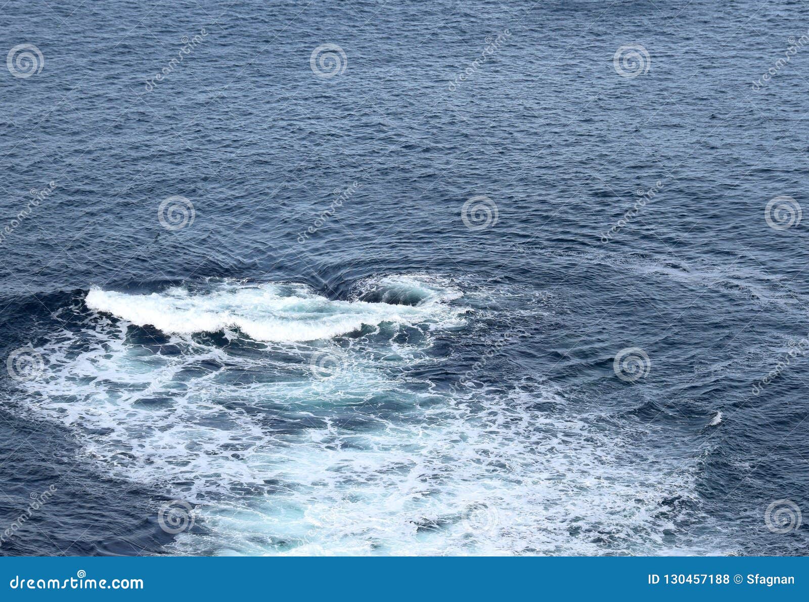 High Angle View of a Undercurrent Wave in the Ocean Stock Photo - Image ...