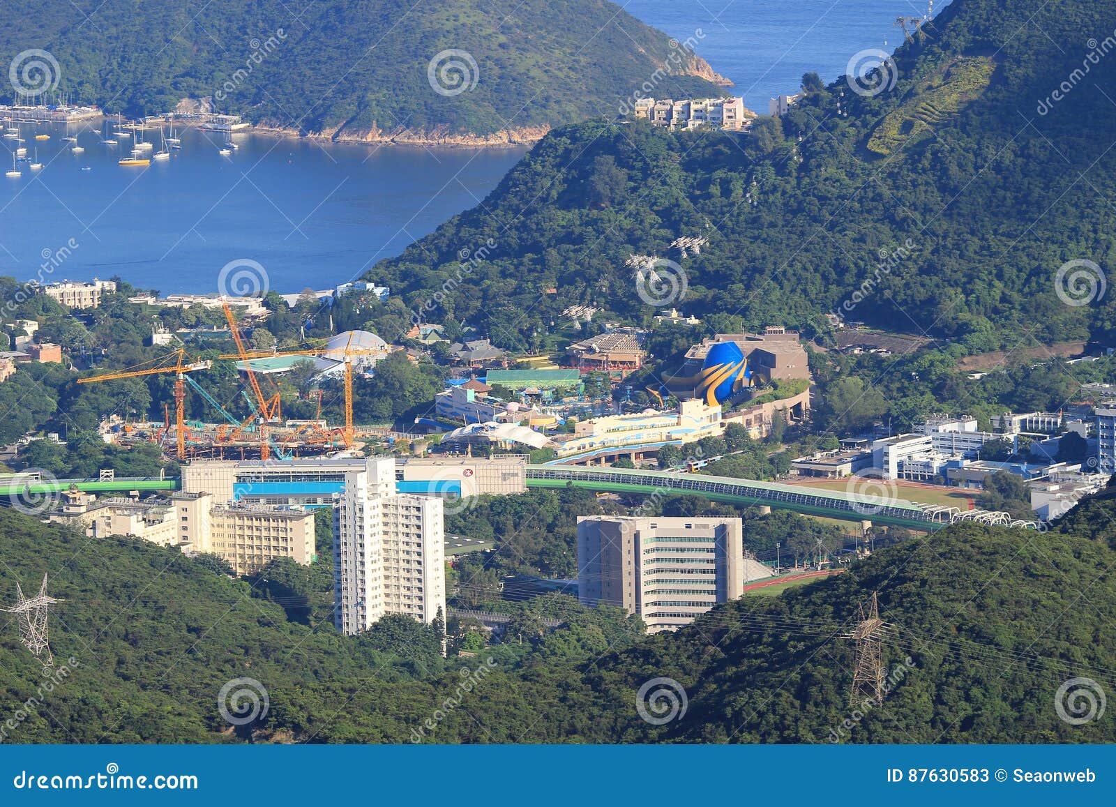 High Angle Viewpoint in Hong Kong Crowded Editorial Stock Photo - Image ...