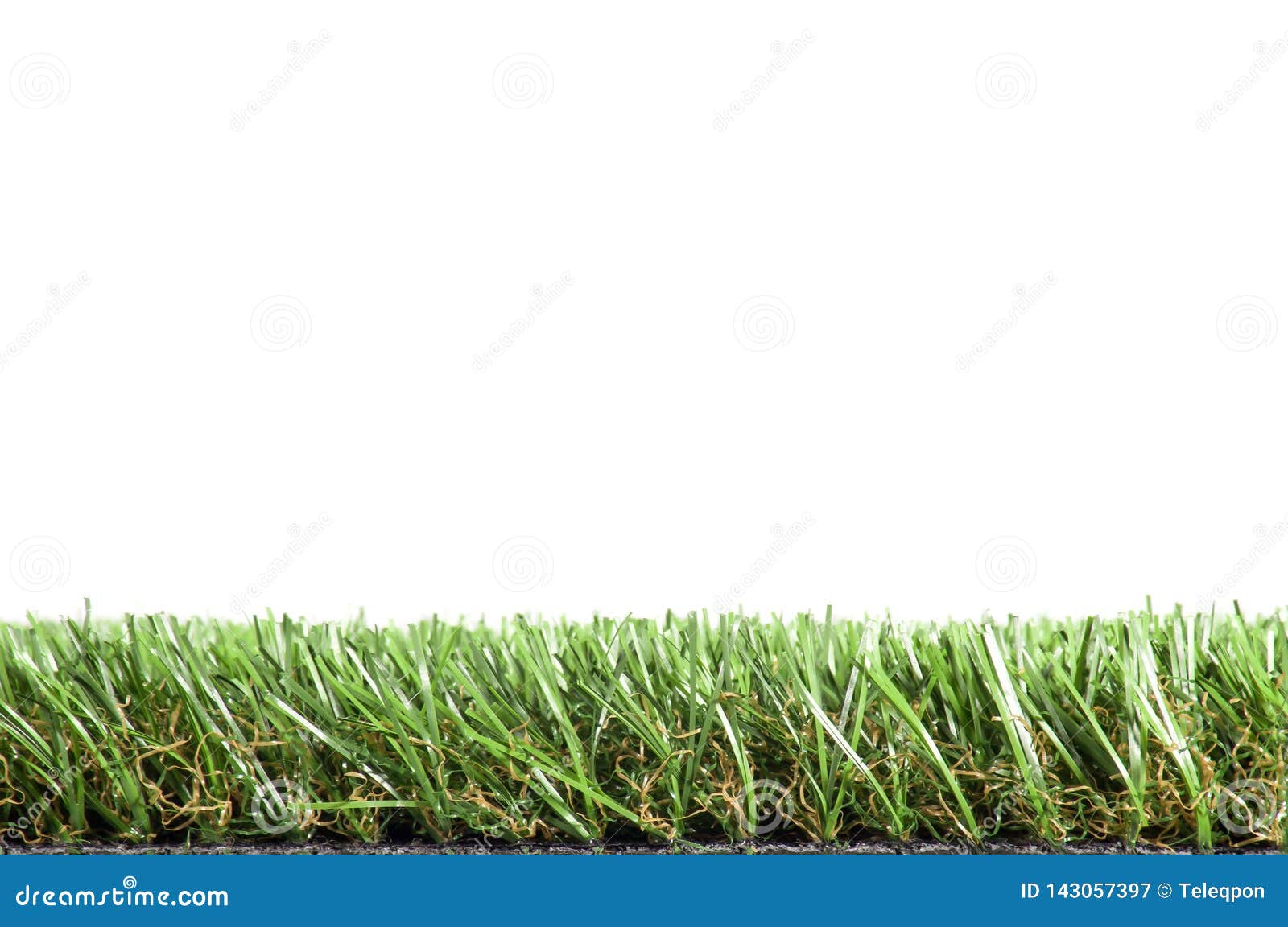 Artificial Grass on a Foreground Stock Image - Image of floor ...