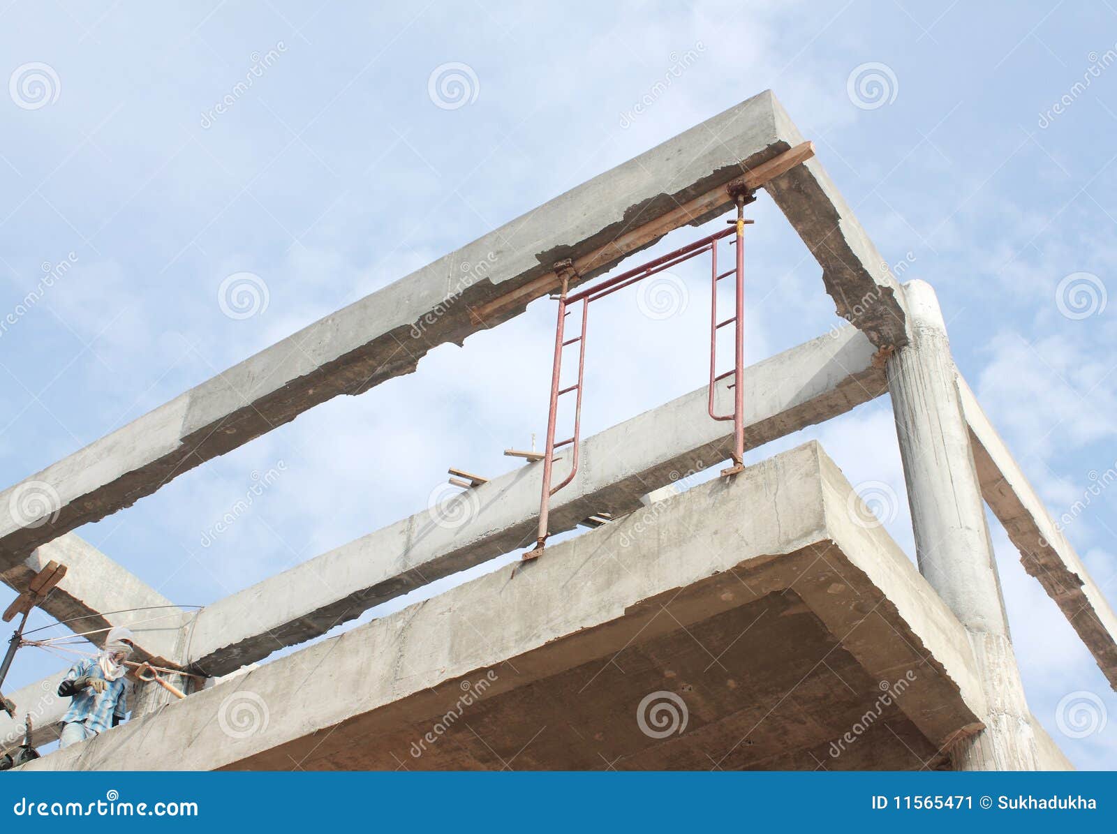 High Beams stock image. Image of building, unfinished - 11565471