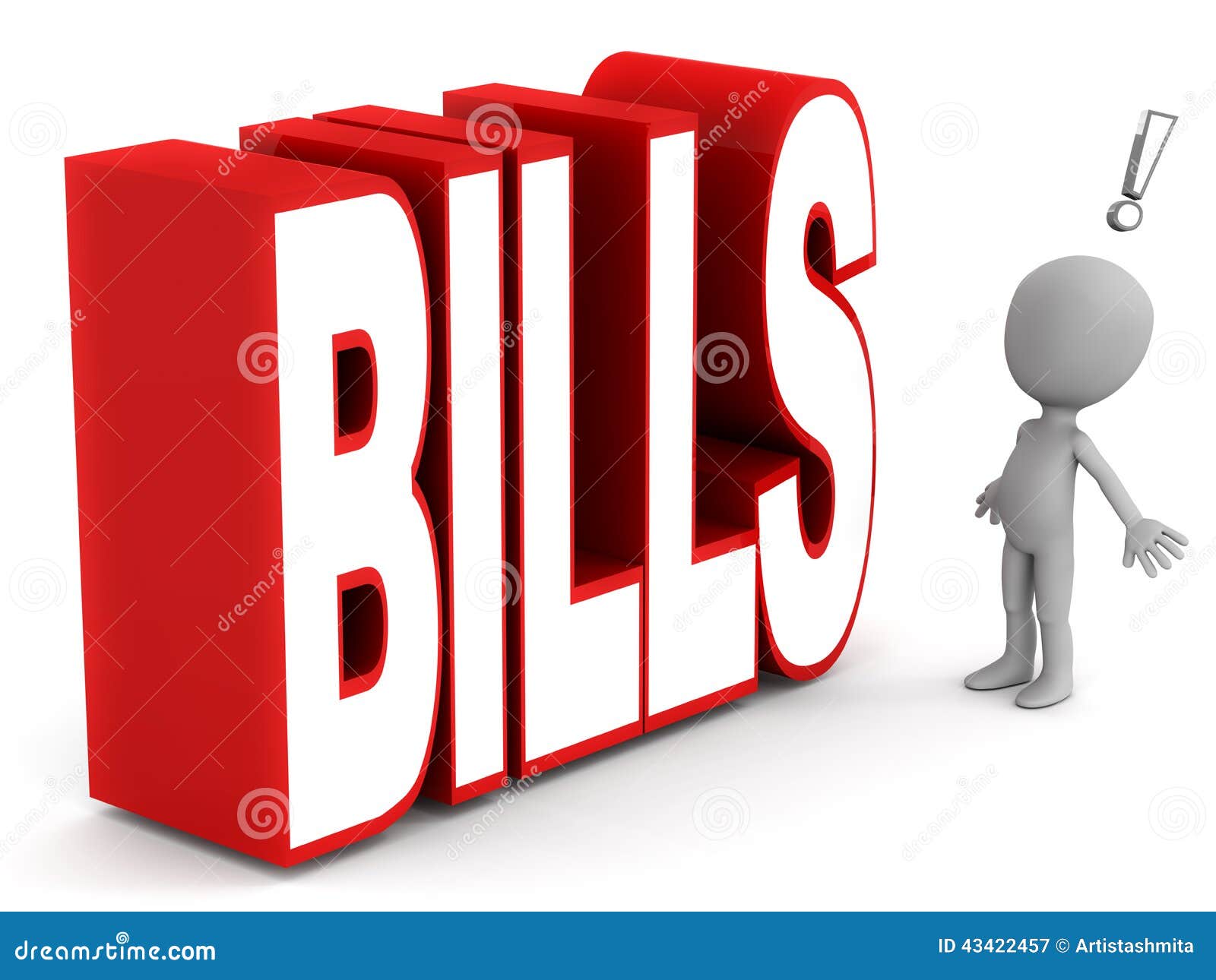 High bills stock illustration. Illustration of concept - 43422457
