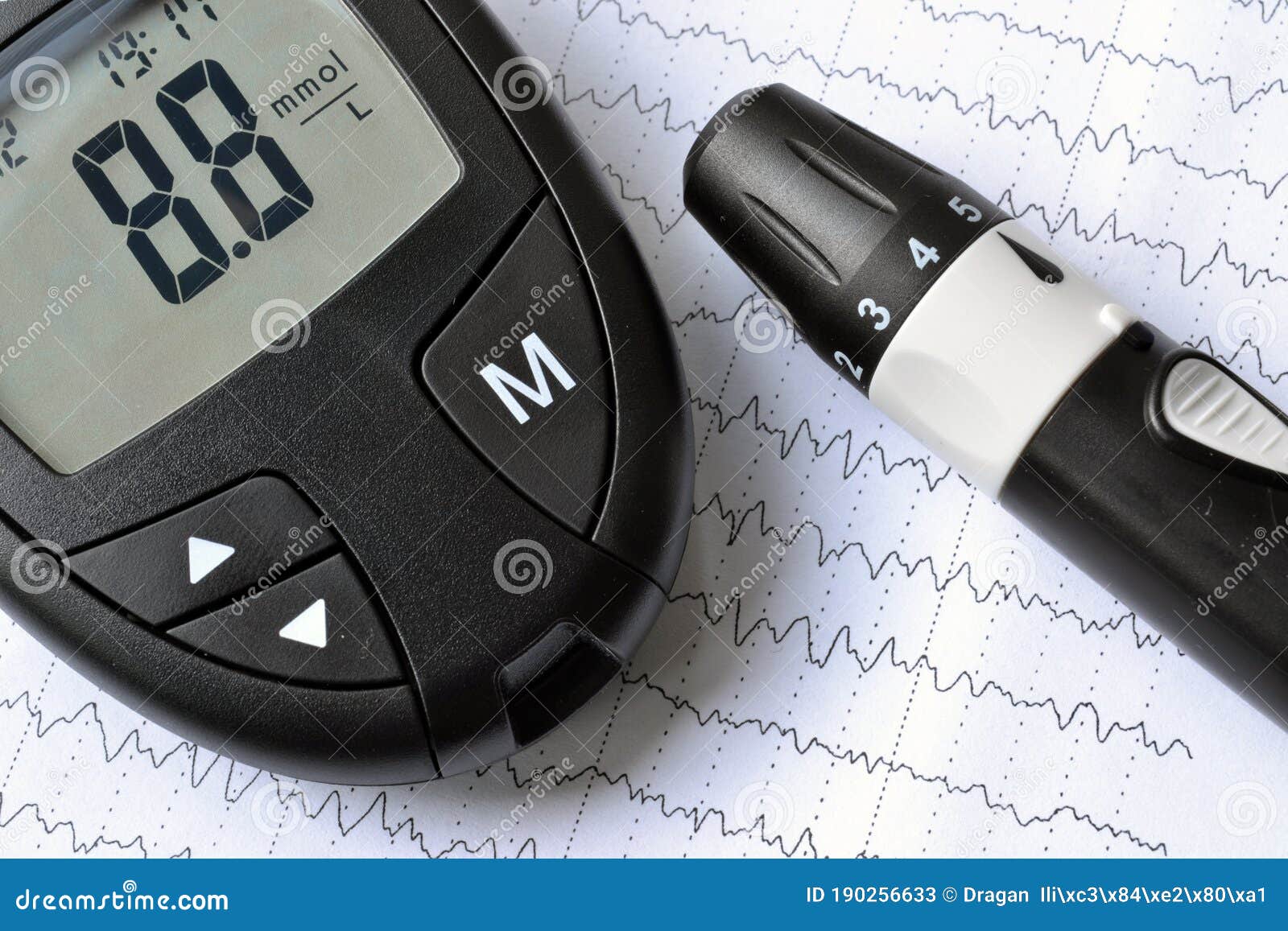 High Blood Sugar Level - Hyperglycemia Stock Image - Image of isolated ...