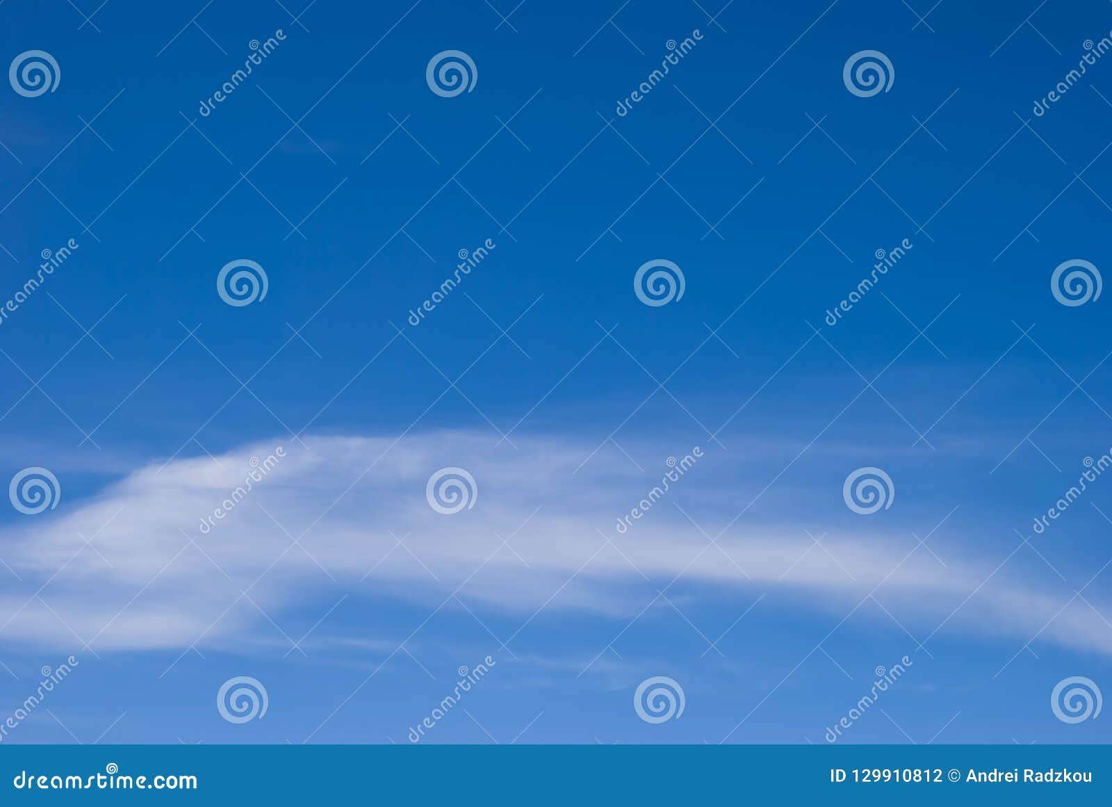 Cirrostratus Clouds Cs on a Blue Sky Stock Photo - Image of season ...