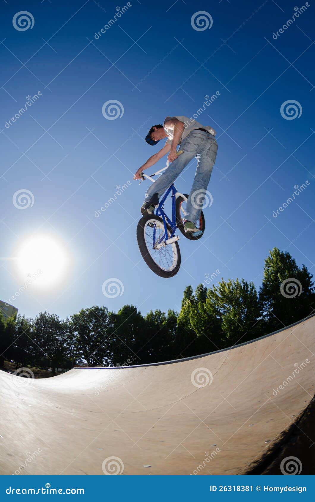 High BMX jump stock image. Image of rider, wheel, bike - 26318381