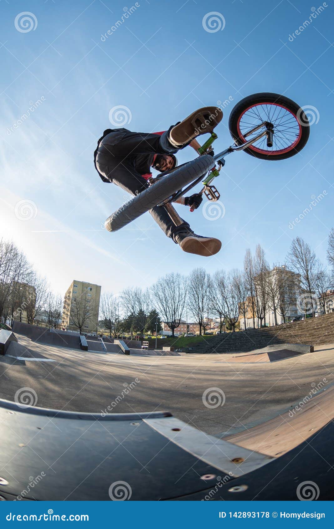 High BMX jump stock photo. Image of urban, outdoor, jump - 142893178