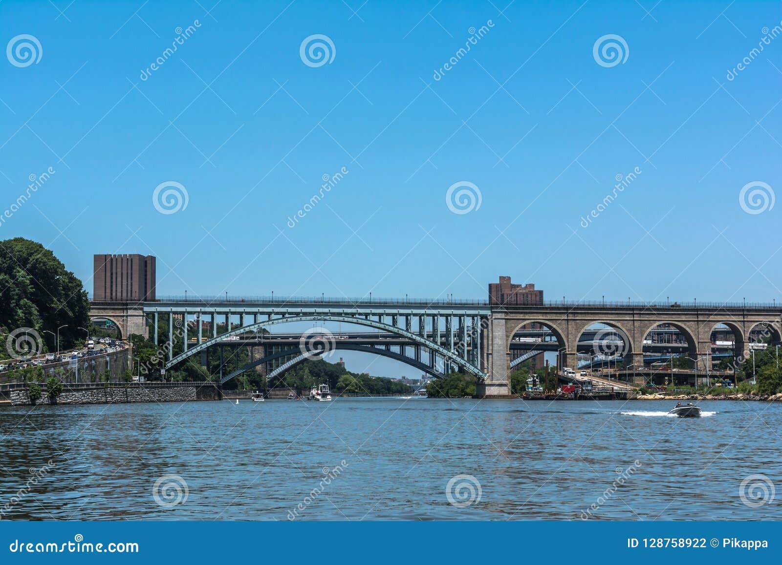 High Bridge Over the Harlem River, Manhattan, NYC Editorial Photography ...