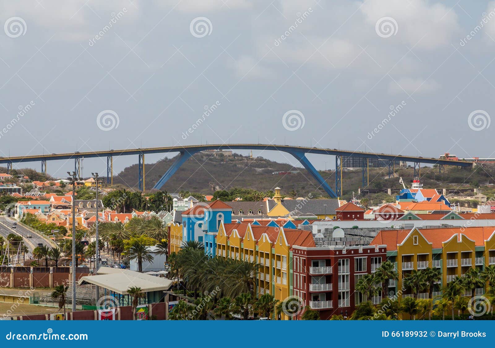 High Bridge Over Resorts Curacao Stock Photos - Free & Royalty-Free ...