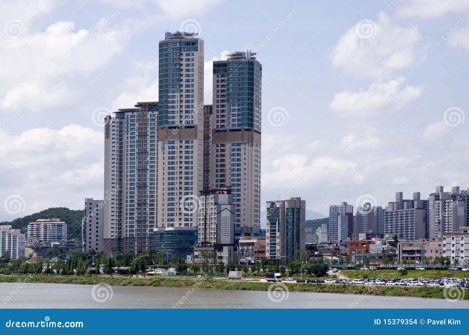High building . stock photo. Image of high, city, construction - 15379354