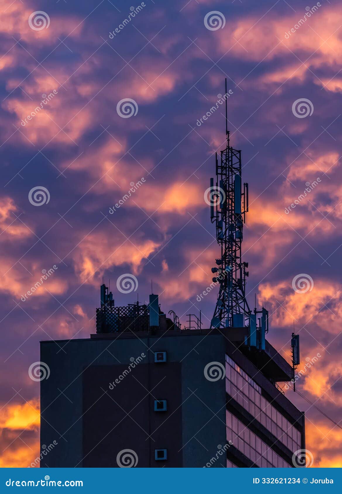 Building With Antennas Royalty-Free Stock Photo | CartoonDealer.com ...
