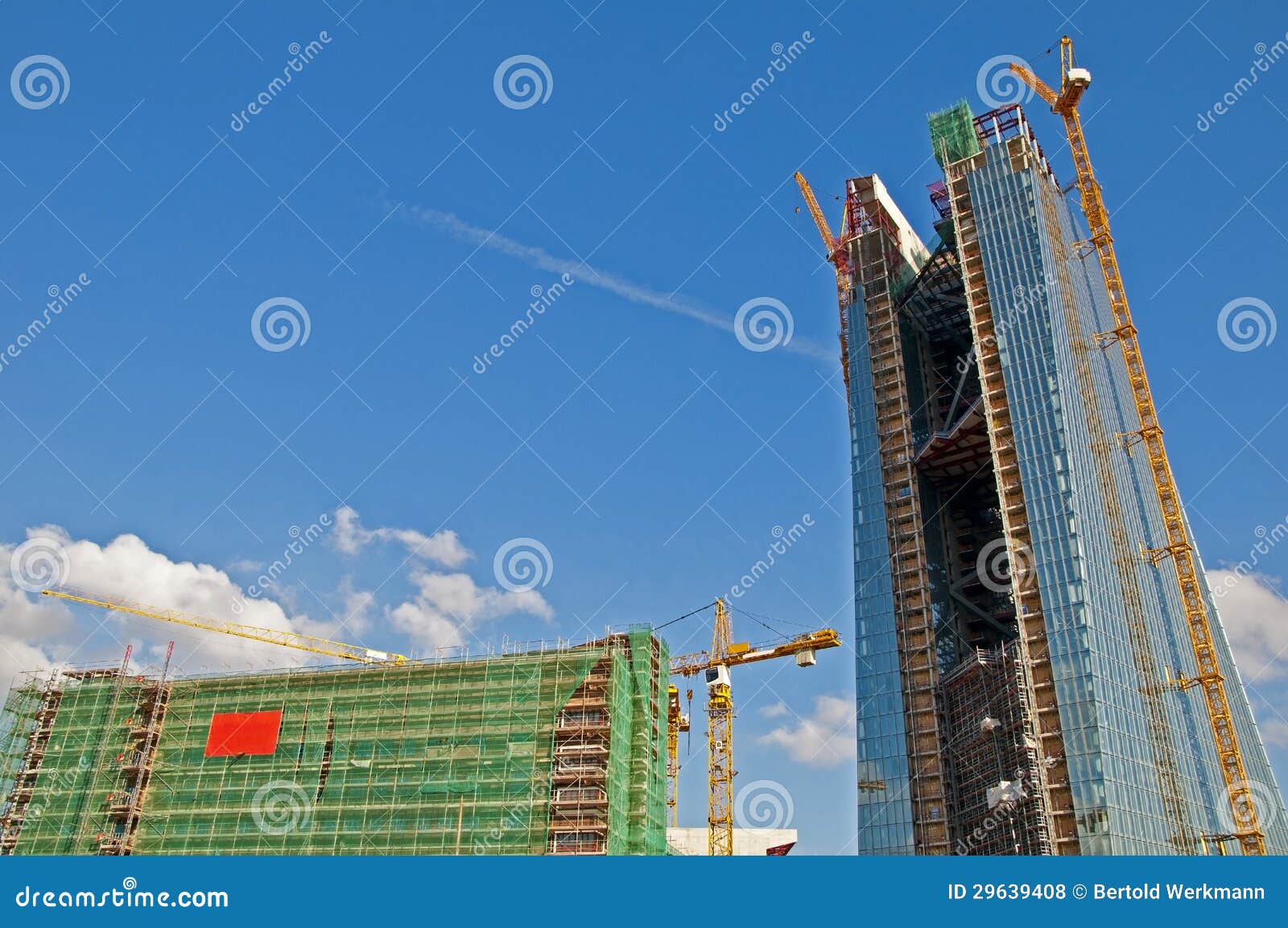 High-building construction stock photo. Image of demolition - 29639408