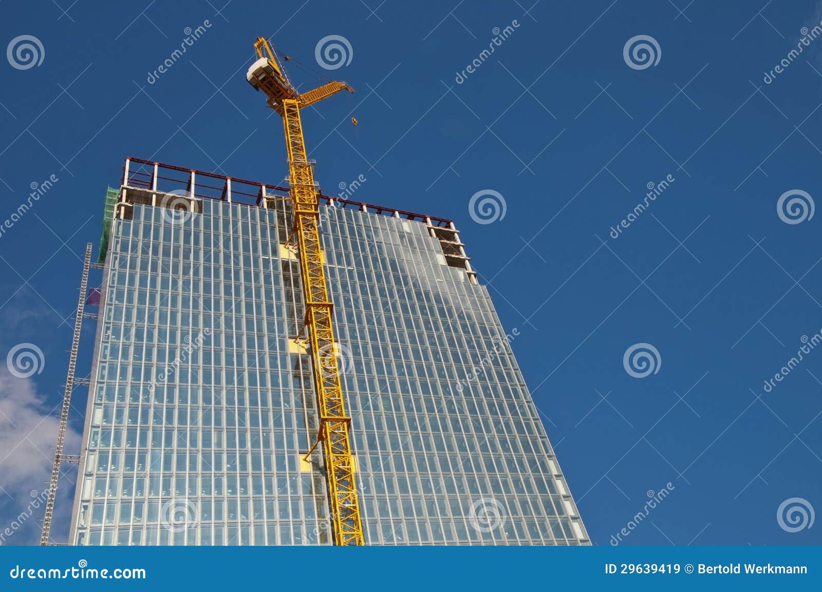 High-building construction stock image. Image of metal - 29639419