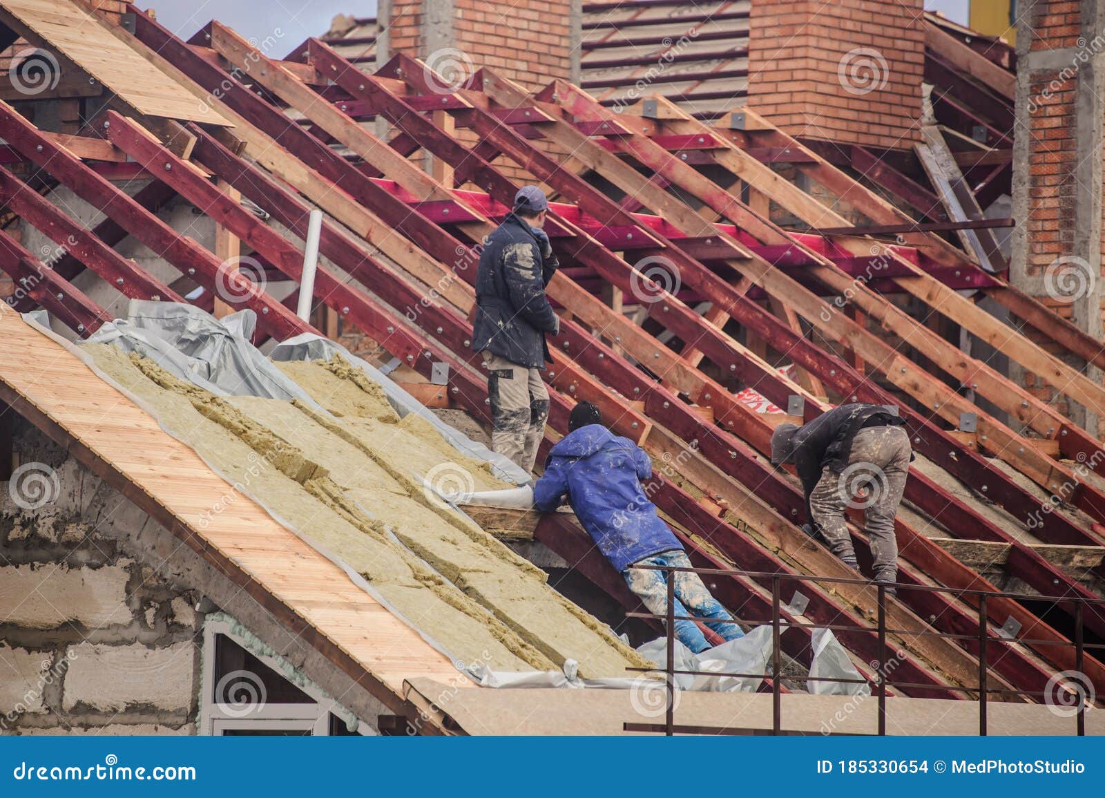 High Building in Construction Stock Photo - Image of equipment, steel ...
