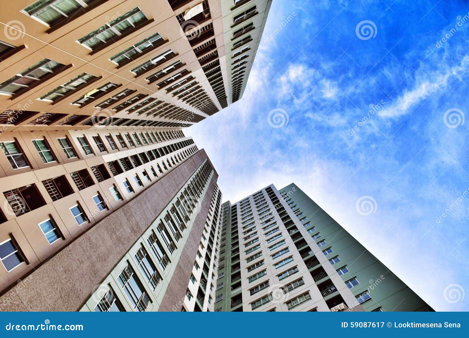 High building stock image. Image of industrial, high - 59087617