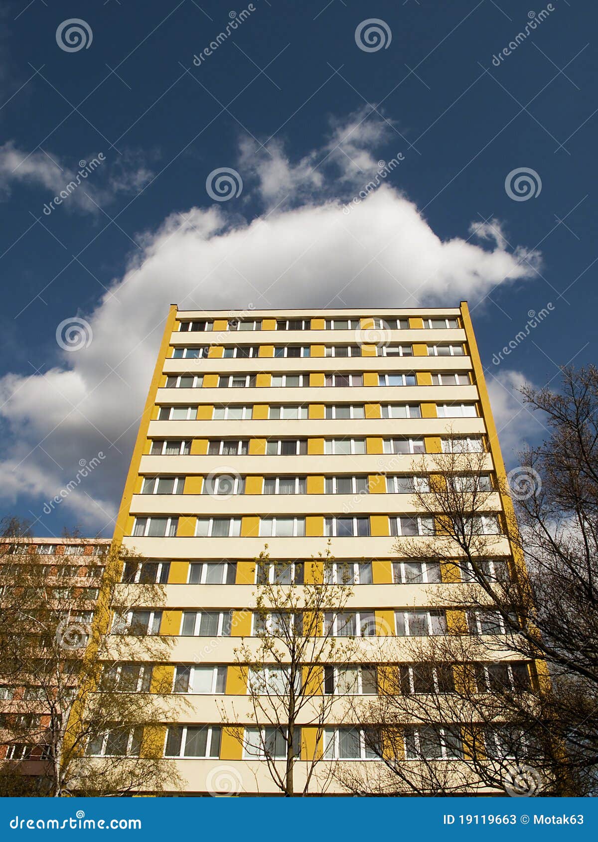 High Building in Perspective Stock Image - Image of modern, house: 19119663