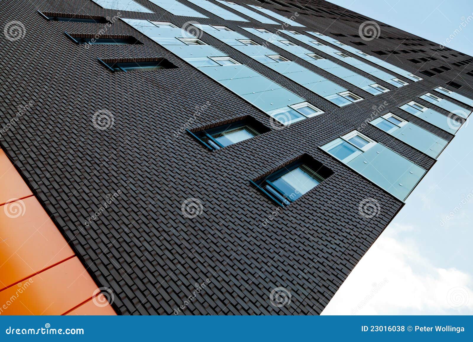 High Building Seen in Perspective Stock Photo - Image of architecture ...