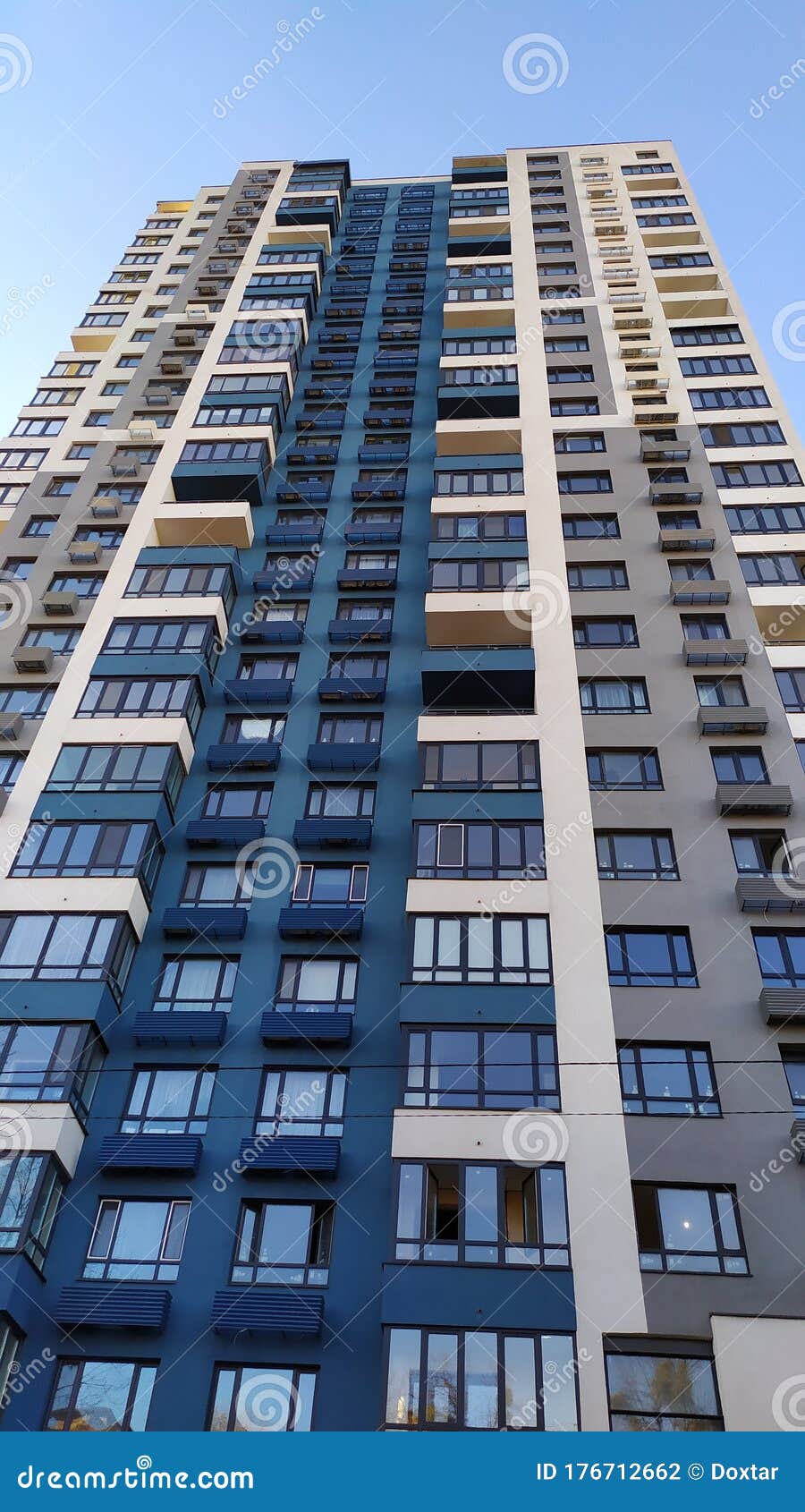 High Building View from Below Stock Photo - Image of kong, growth ...