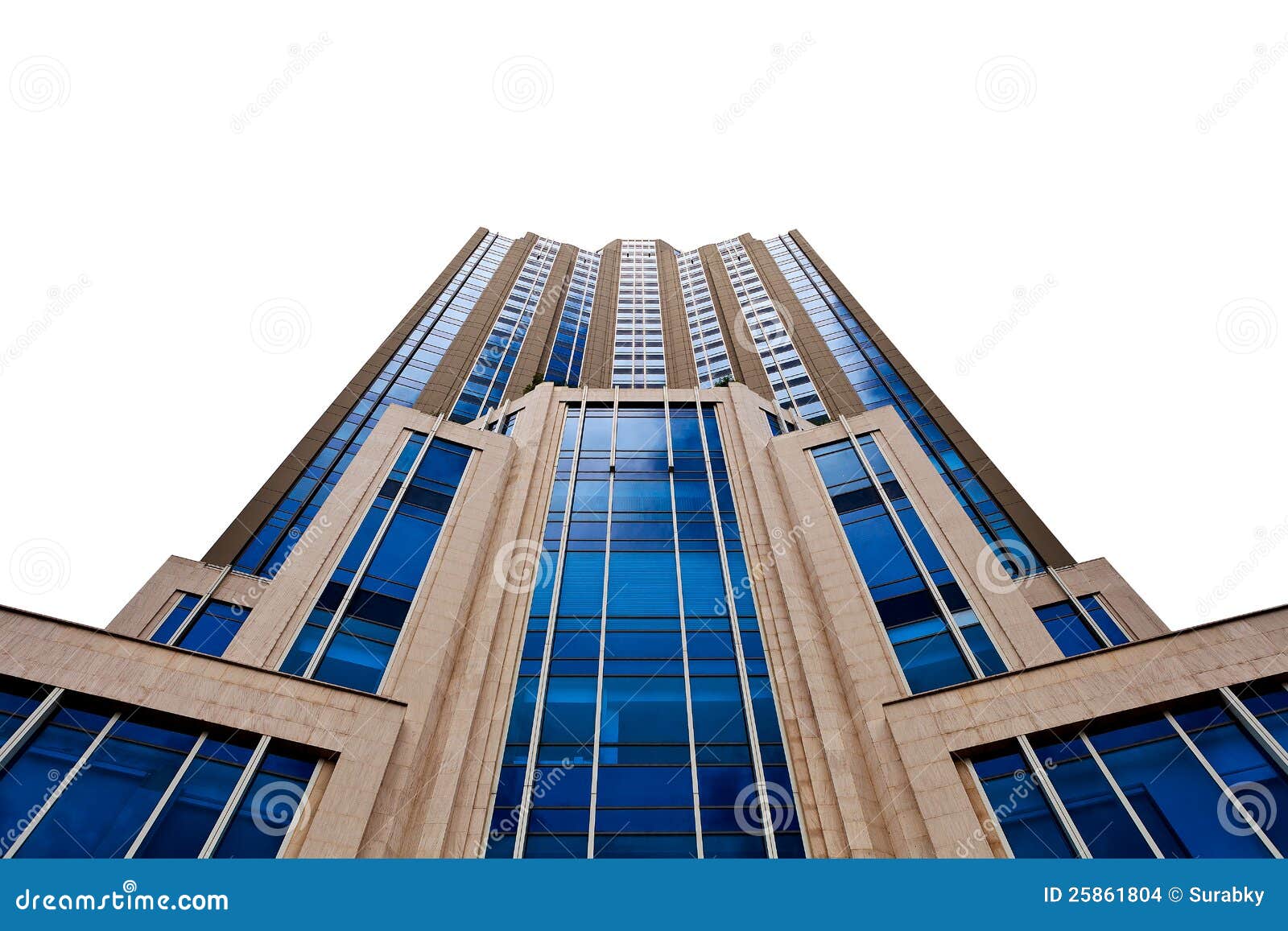 High Building On White Background Stock Images - Image: 25861804