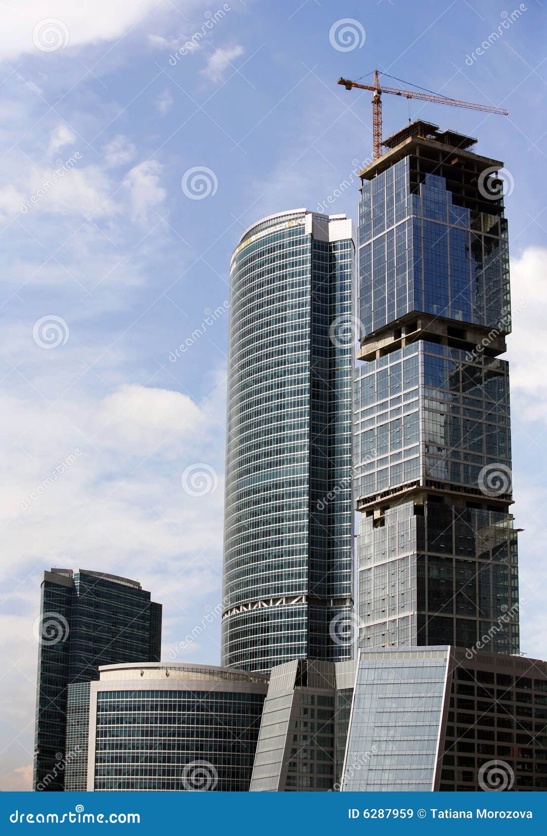 High buildings stock image. Image of financial, industrial - 6287959