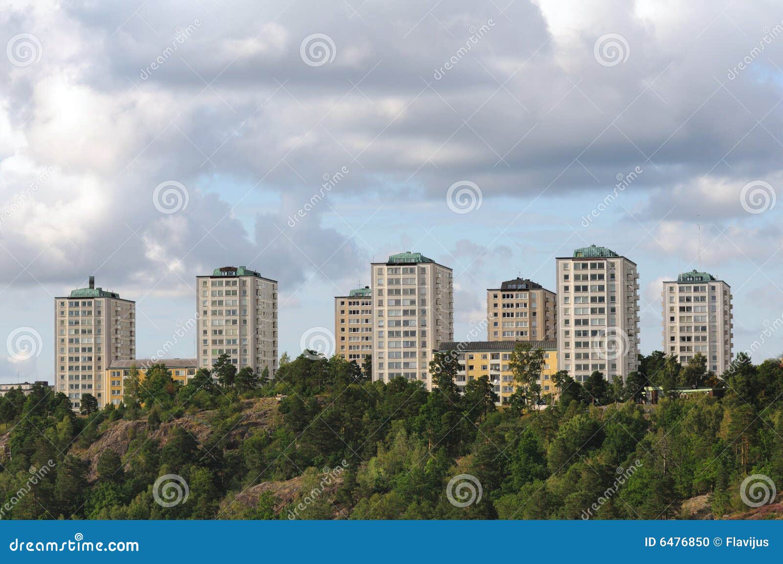 High buildings stock photo. Image of post, land, rent - 6476850