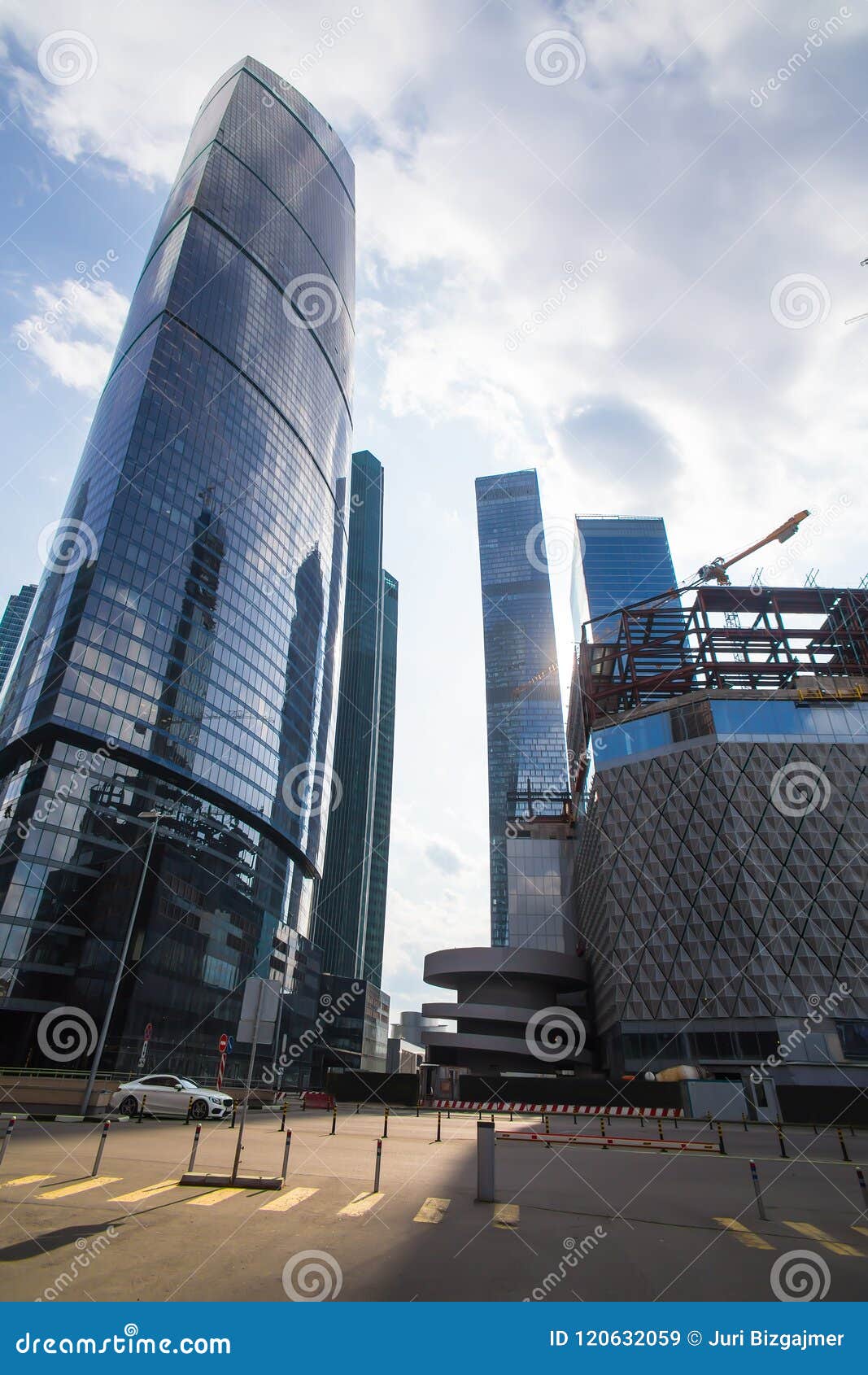 Buildings of Modern Business Center Stock Image - Image of beautiful ...