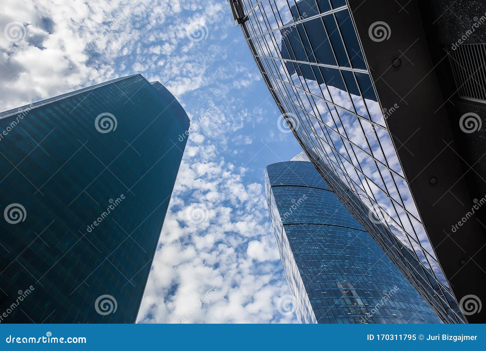 Buildings of Modern Business Center Stock Image - Image of commercial ...