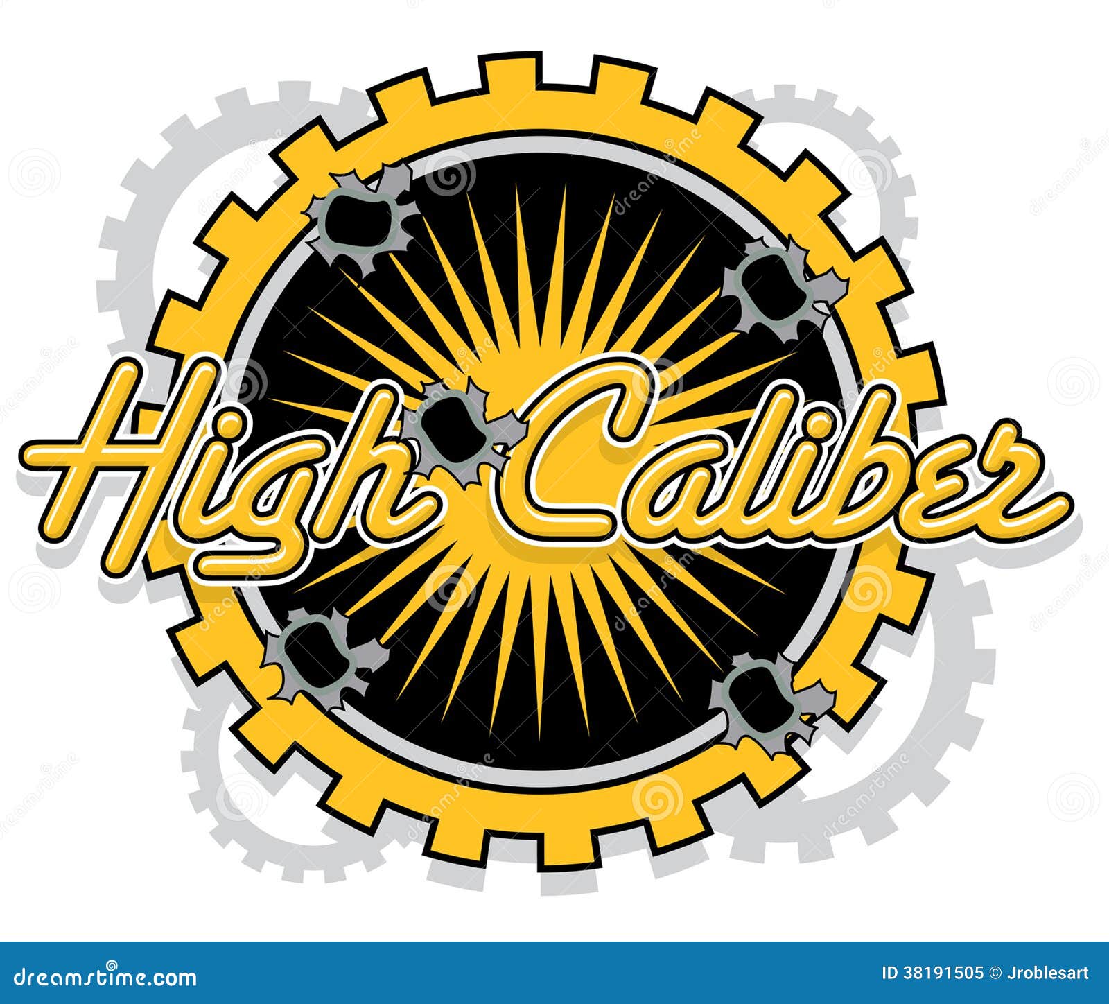 High Caliber stock vector. Illustration of options, company - 38191505