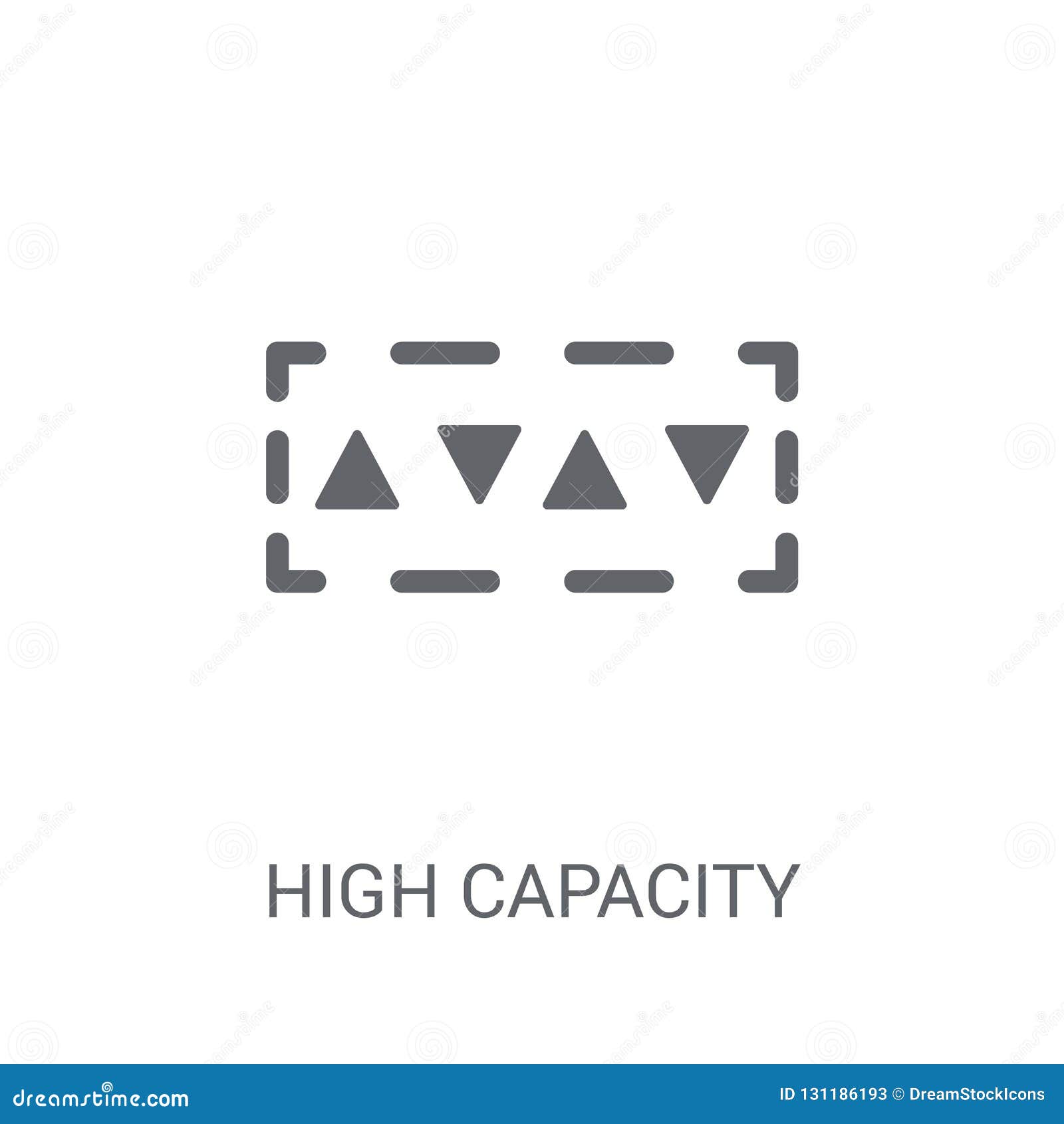 High Capacity Color Barcode Vector Icon On White Background. Flat ...