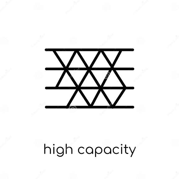 High Capacity Color Barcode Icon. Trendy Modern Flat Linear Vect Stock ...