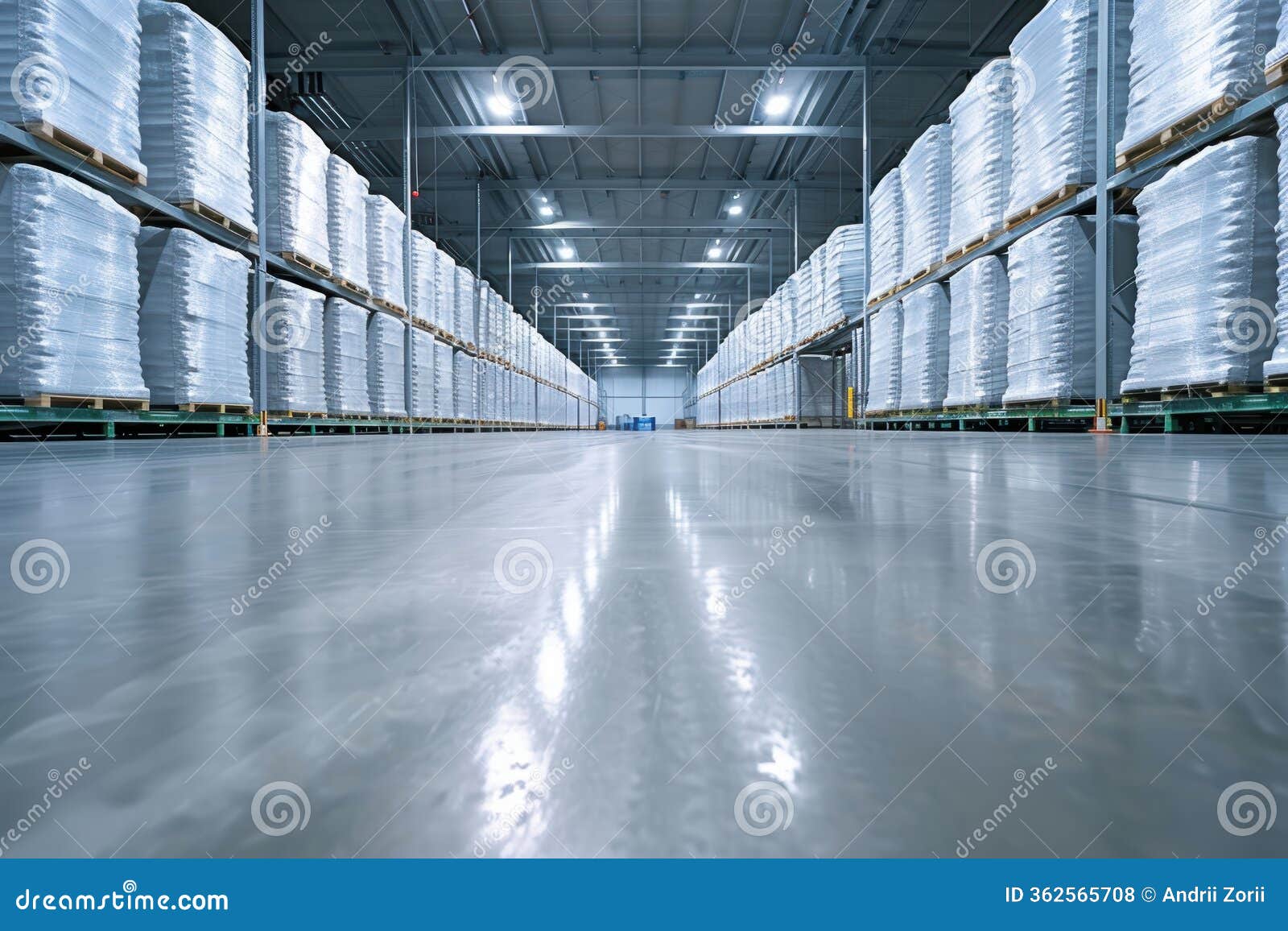 High-Ceiling Warehouse with Automated Vertical Storage Systems for ...