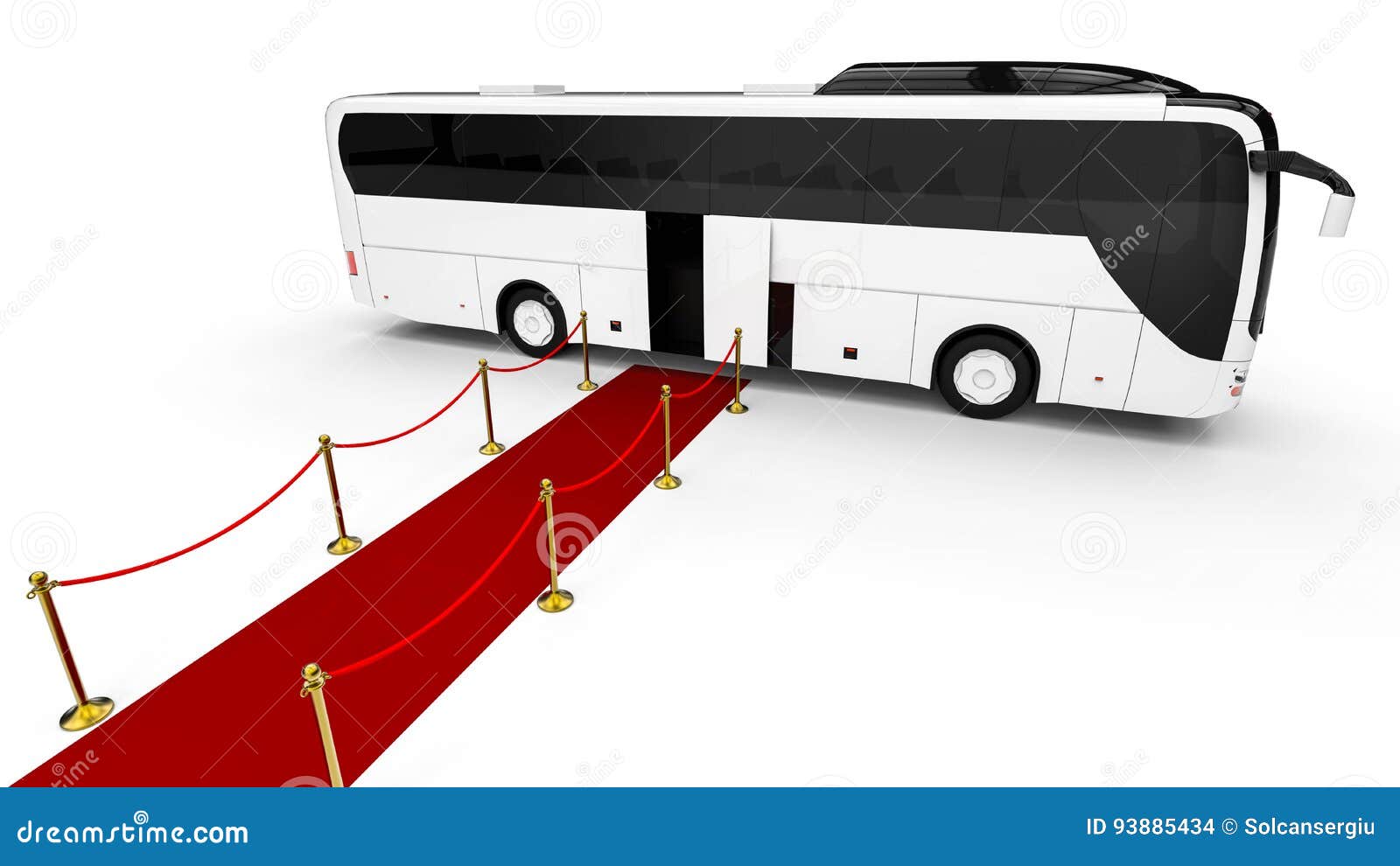 High Class Limousine With Private Jet Royalty-Free Stock Photo ...