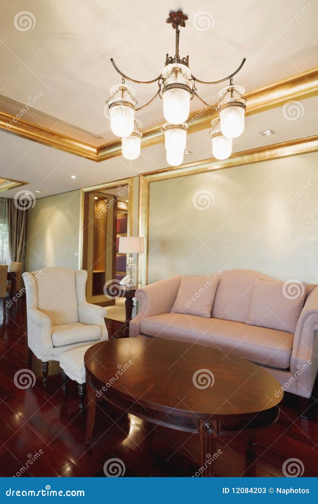 High class living room stock image. Image of hotel, habitat - 12084203