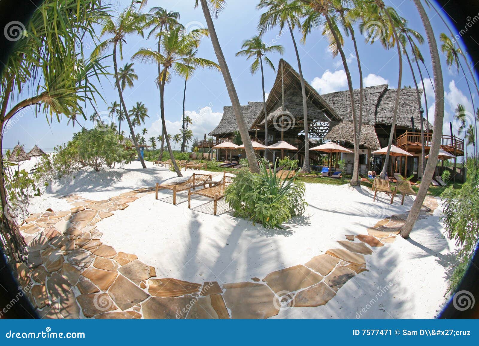 High Class Resort in Africa Stock Image - Image of class, home: 7577471