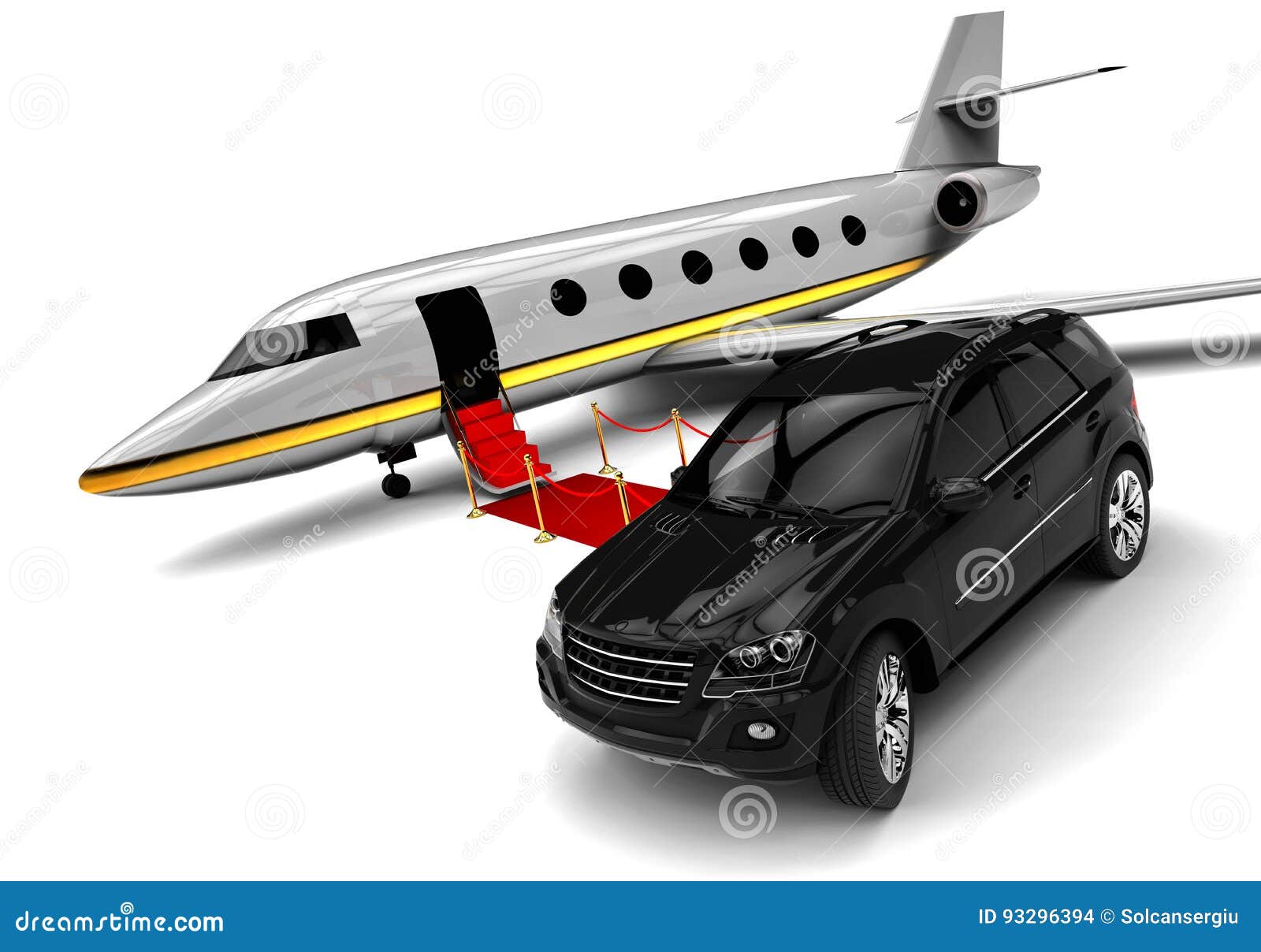 High class travel fleet stock illustration. Illustration of exclusive ...
