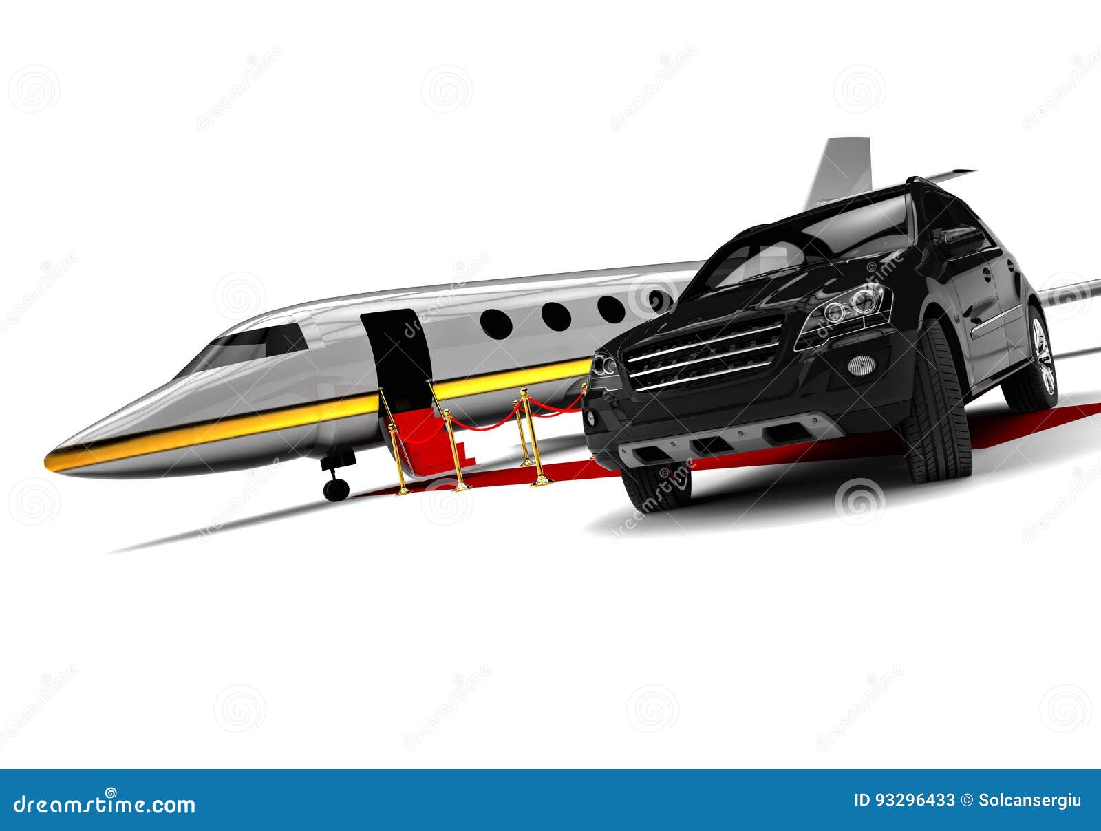 High class travel fleet stock illustration. Illustration of carpet ...