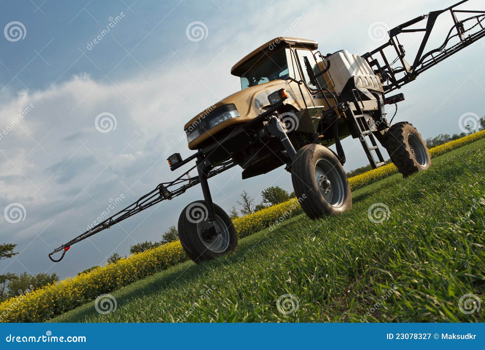 High Clearance Sprayer stock image. Image of high, grass - 23078327