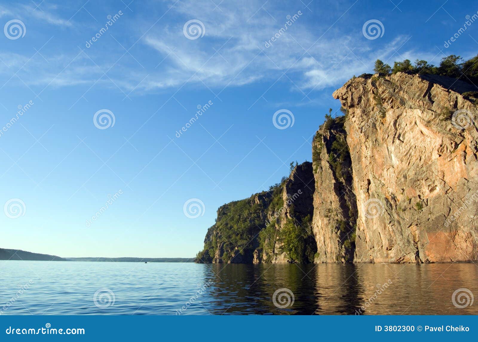 High cliff stock photo. Image of cliffs, clouds, forest - 3802300
