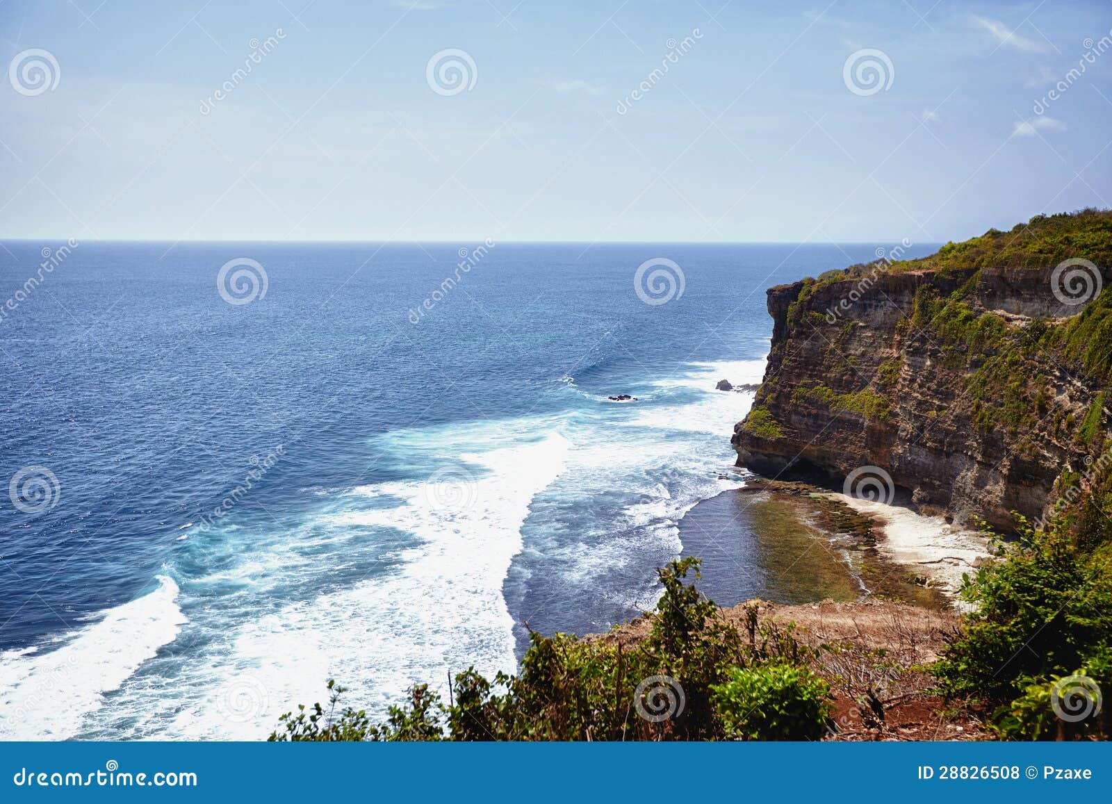 High Cliffs in Bali, Indonesia Stock Photo - Image of beauty, indonesia ...