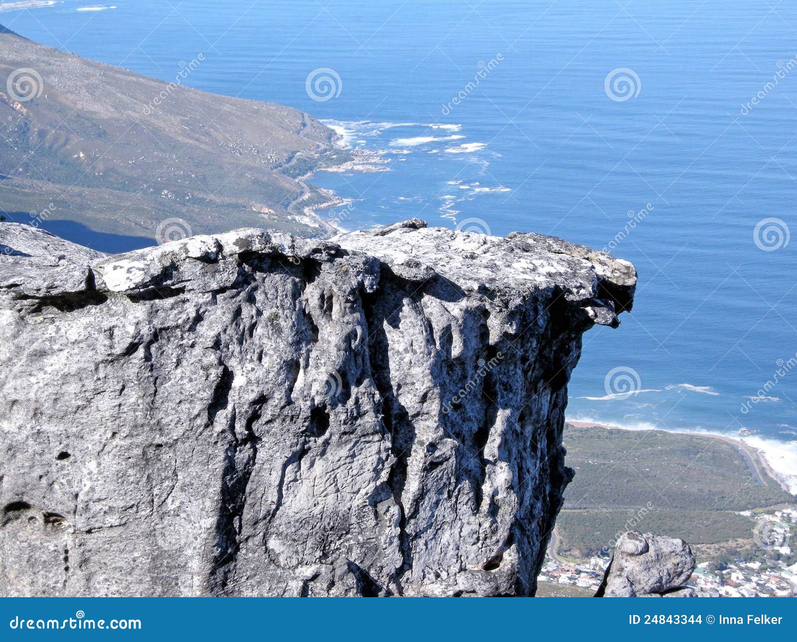 High cliffs and ocean stock photo. Image of seascape - 24843344