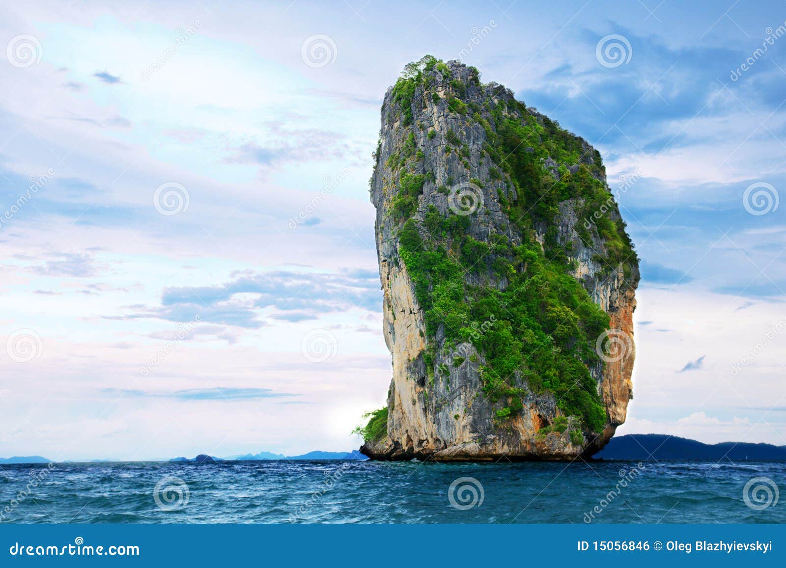 High Cliffs on the Tropical Island Stock Photo - Image of rock, travel ...