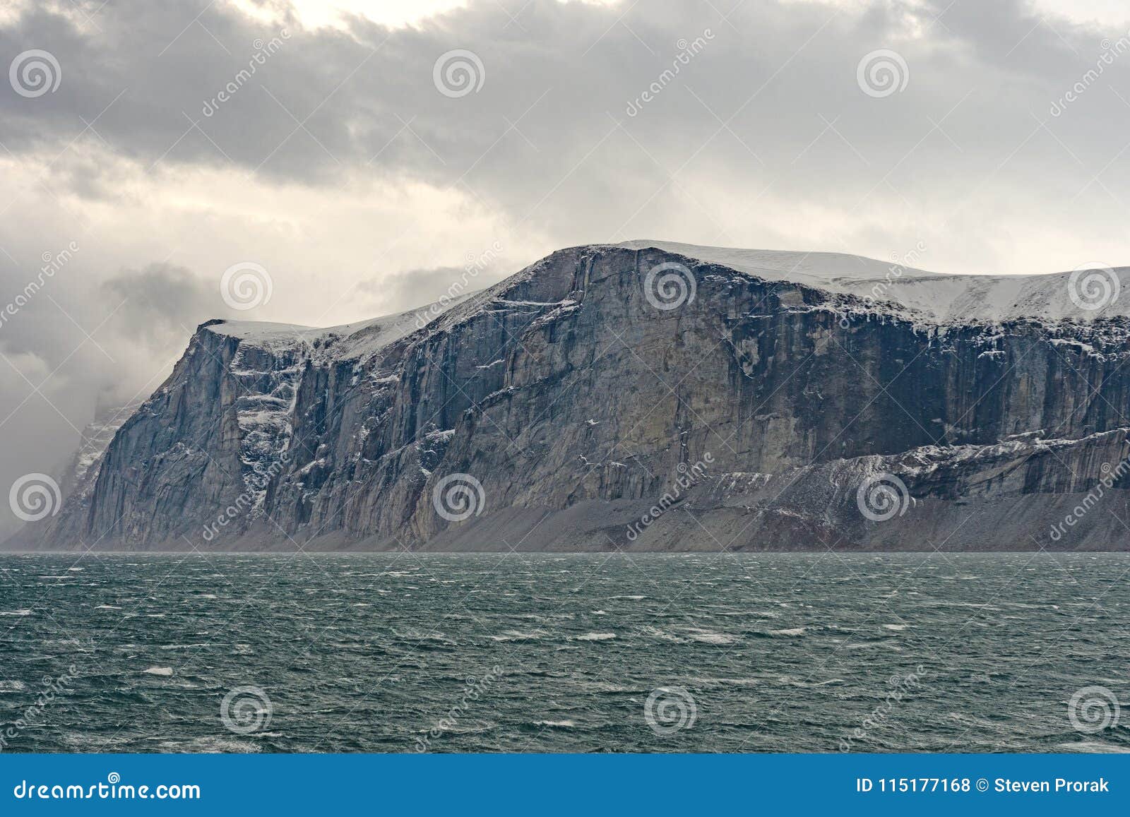 HIgh Cliffs Under Dramatic Clouds Stock Photo - Image of island, wild ...