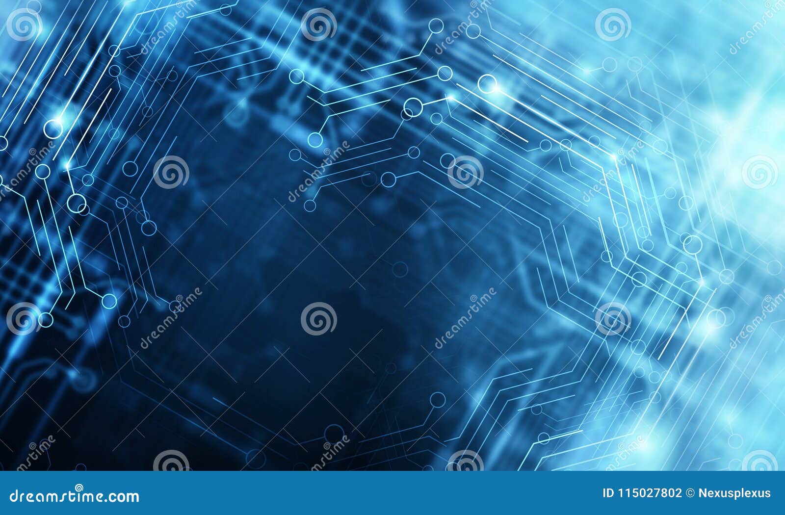 High computer technology stock illustration. Illustration of abstract ...
