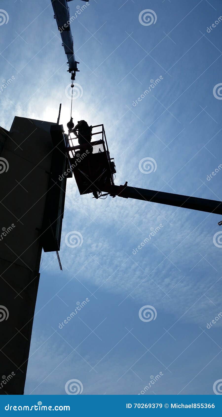 High connection stock image. Image of crane, rigging - 70269379