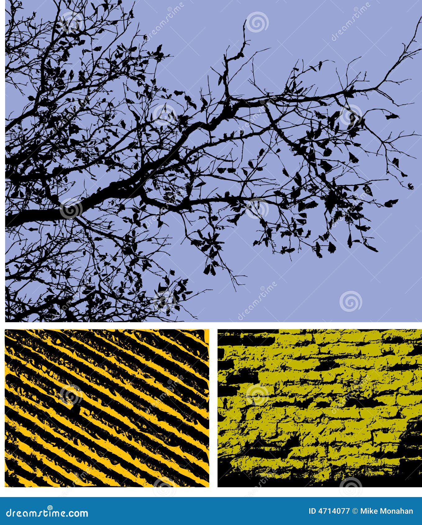 High contrast backgrounds stock vector. Illustration of branch - 4714077