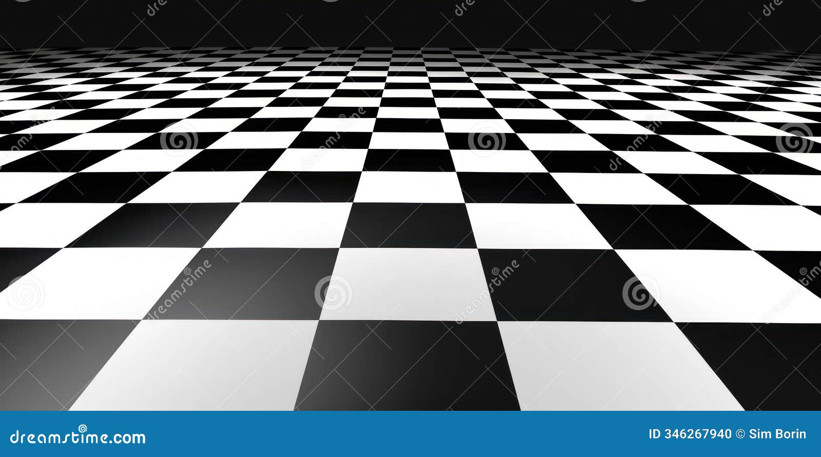 A High-contrast, Black-and-white Checkerboard Pattern with Sharp Edges ...