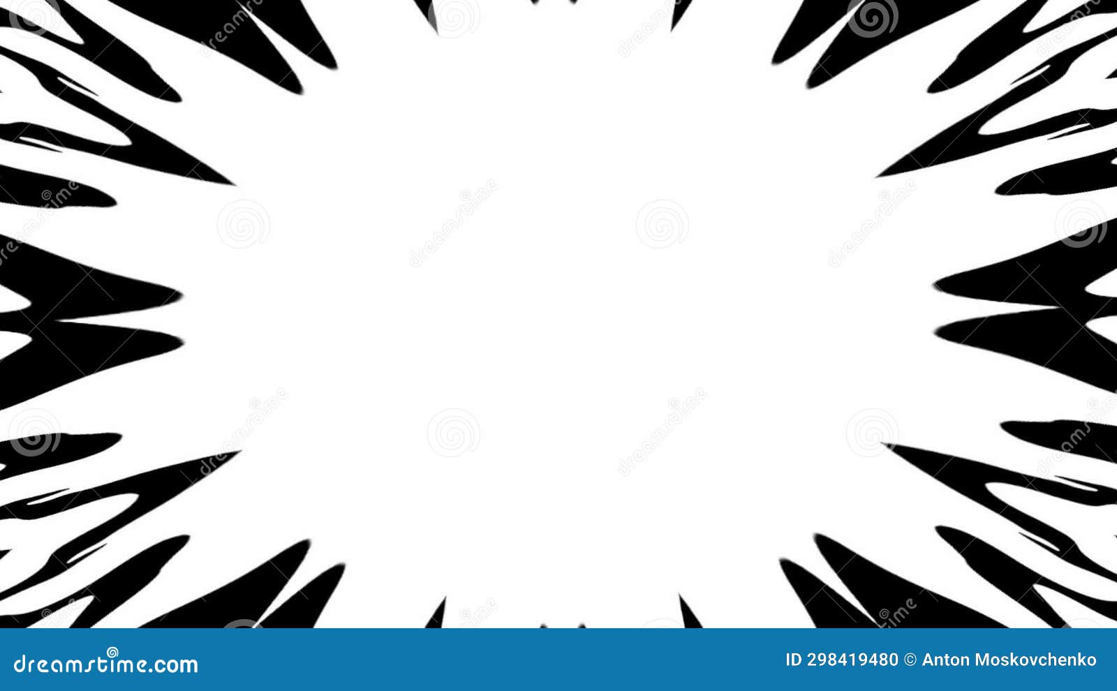 High-contrast Black and White Radial Burst Pattern with a Dynamic and ...