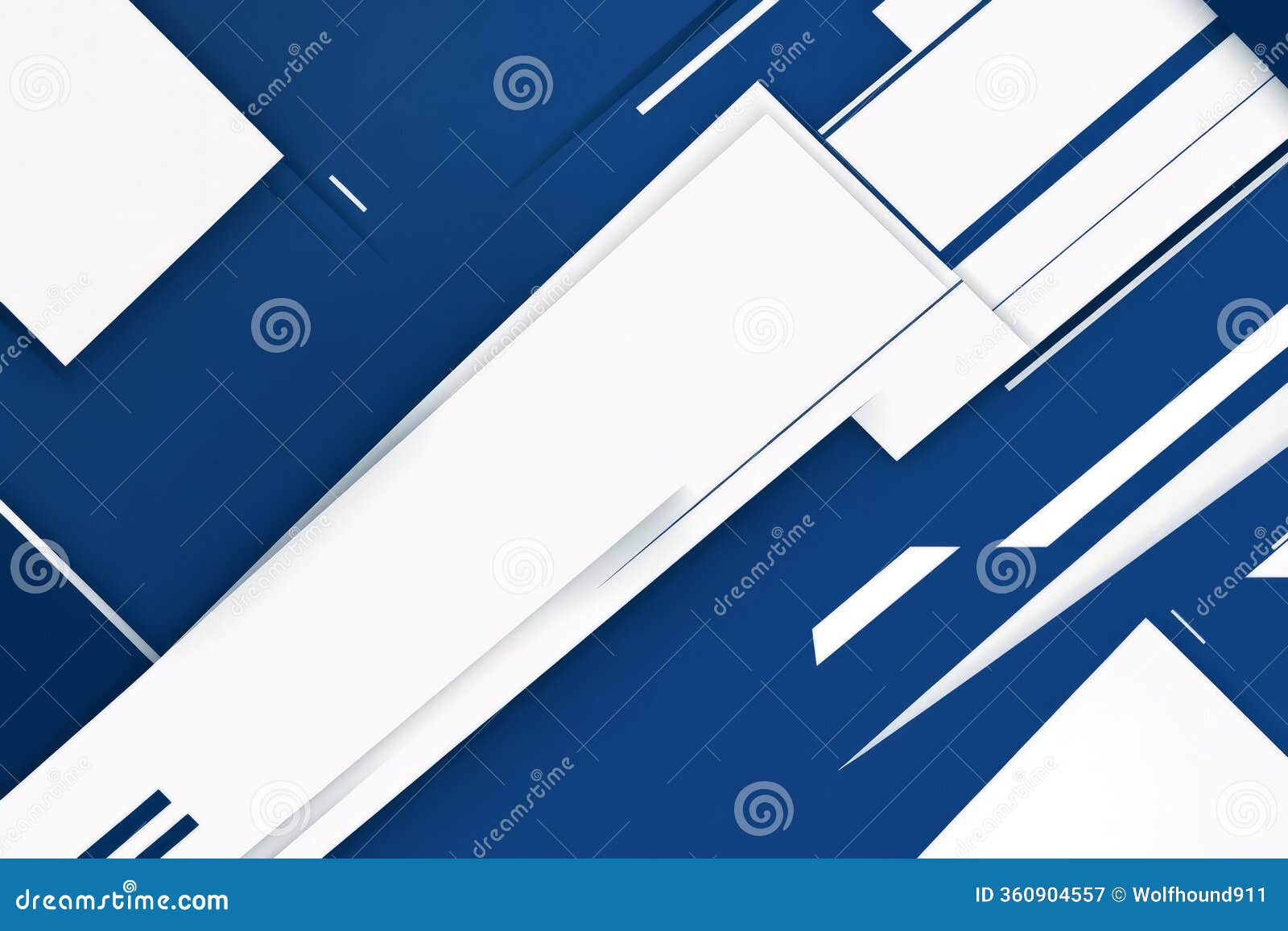 A High-contrast Blue and White Abstract Background with Sharp Geometric ...
