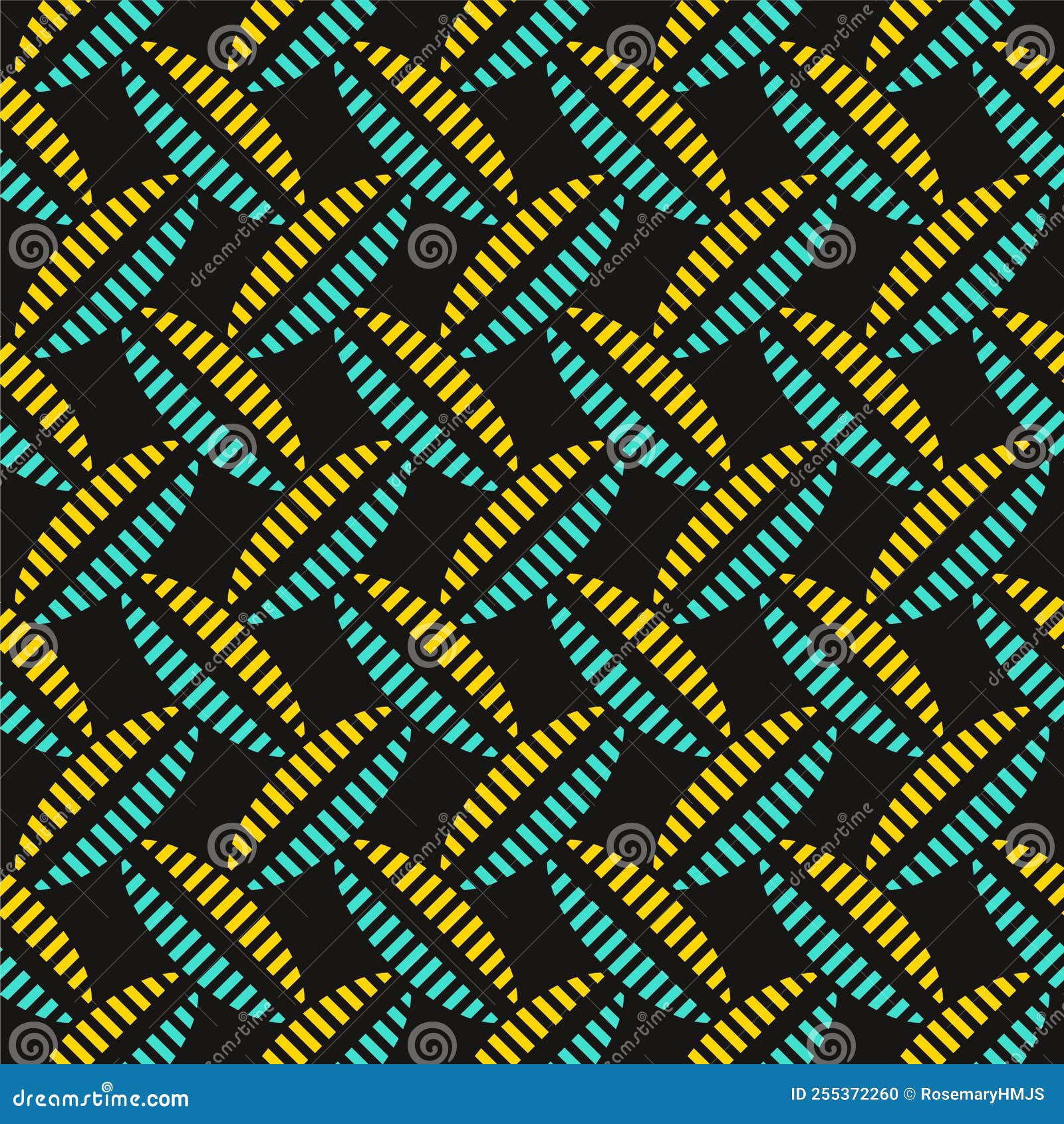 A High-contrast Colorful Pattern of Leaf-like, Geometric Shapes in Zig Zag Composition Stock ...