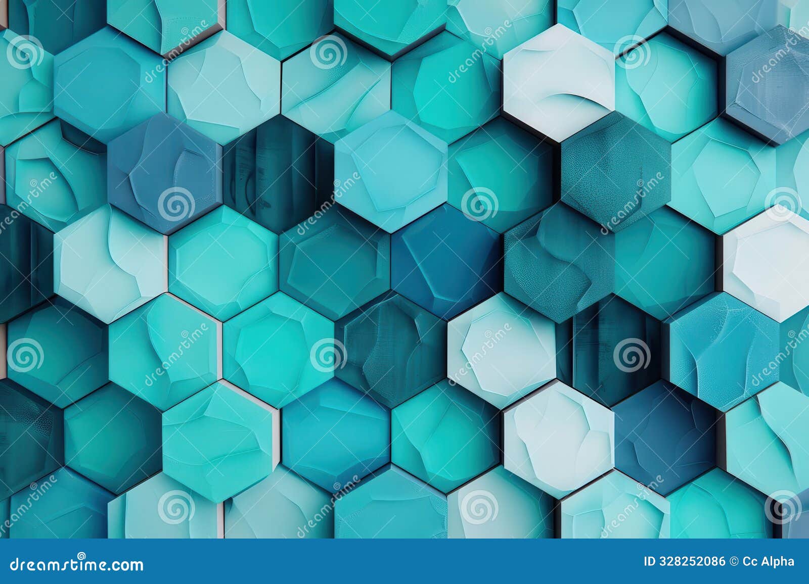 High-contrast 3D Hexagon Pattern with Shadow Effects, Stylish, Modern ...